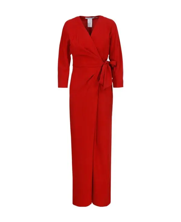 Max Mara Logo Jumpsuit - Red
