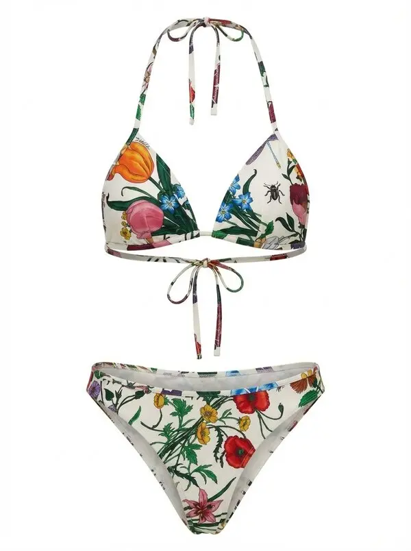 Gucci Printed Sparkling Bikini Set - Multicolor