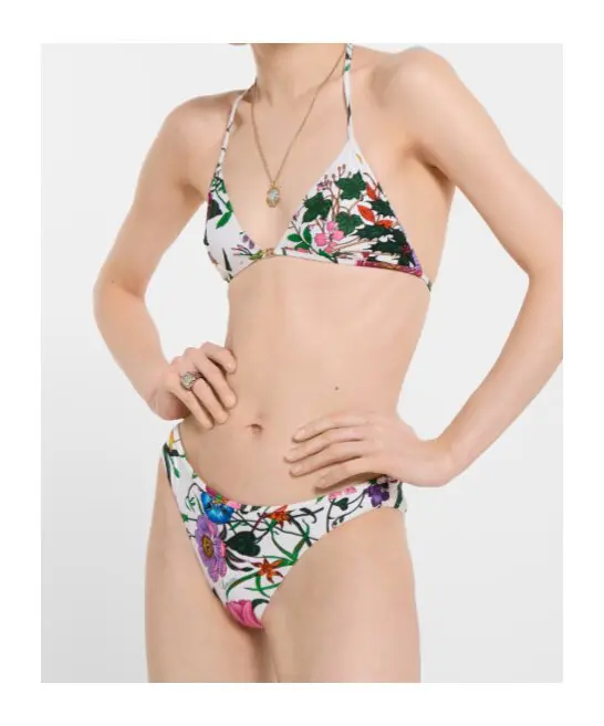 Gucci Printed Sparkling Bikini Set - Multicolor