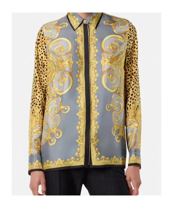 Versace Animalier & Barocco Print Shirt