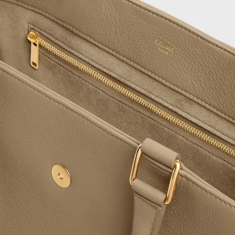 Celine Medium Appoline Bag In Calfskin - Brown
