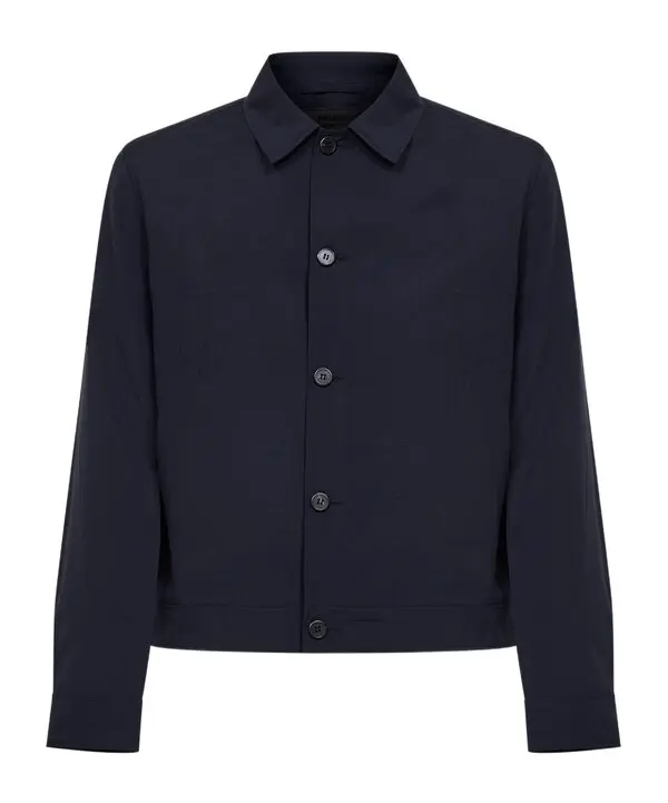 Prada Long-sleeved Button-up Jacket