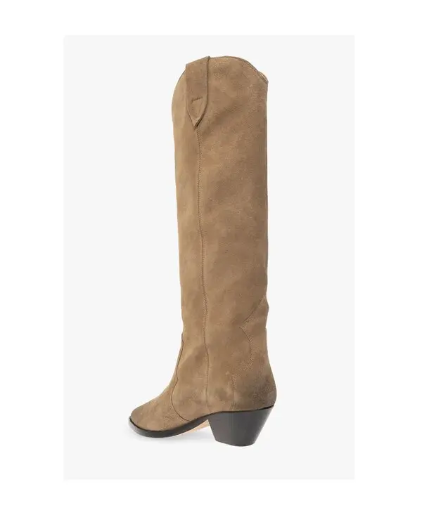 Isabel Marant Étoile Denvee Suede Cowboy Boots