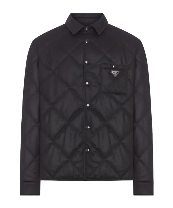 Prada Padded Cashmere Shirt