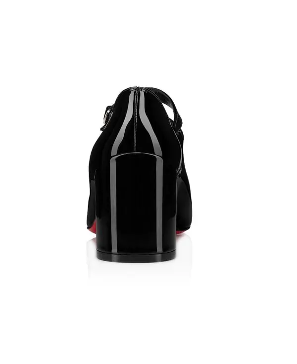 CHRISTIAN LOUBOUTIN Miss Jane Double-strapped Pumps - Black