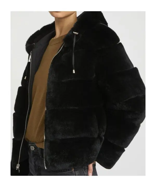 YVES SALOMON Hooded Jacket