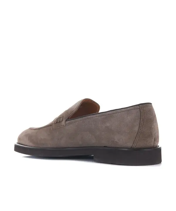 DOUCAL'S Almond Toe Slip-on Loafers - Multicolor