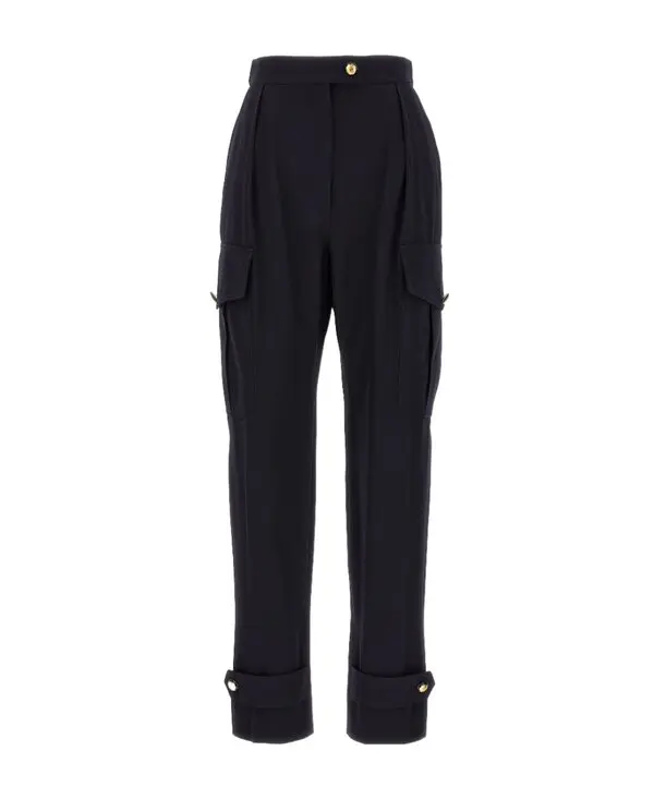 Alexander McQueen Straight-leg Cargo Pants With Button Pockets