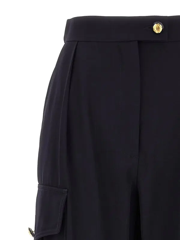 Alexander McQueen Straight-leg Cargo Pants With Button Pockets