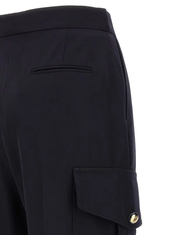 Alexander McQueen Straight-leg Cargo Pants With Button Pockets