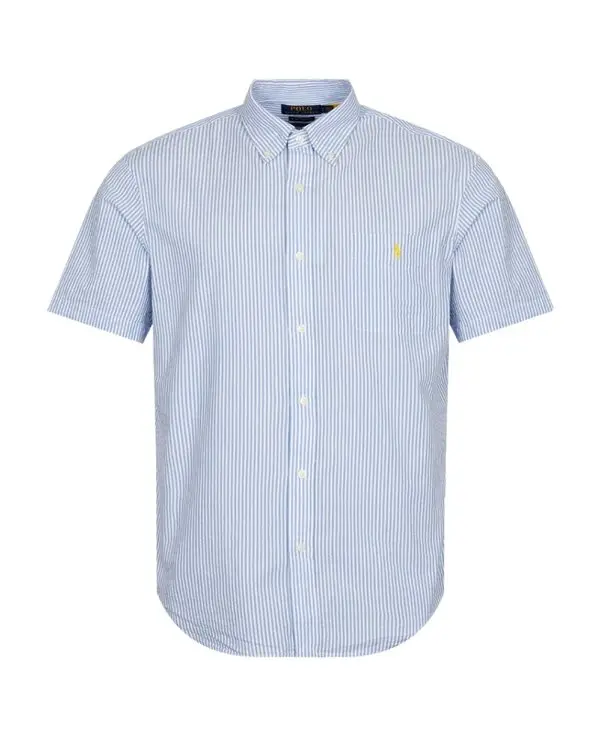 Polo Ralph Lauren Embroidered-logo Candy Stripe Shirt