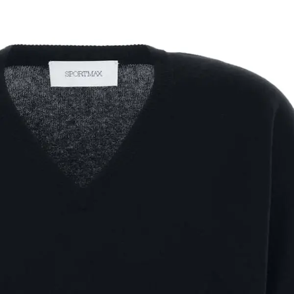 Sportmax V-neck Long-sleeved Jumper