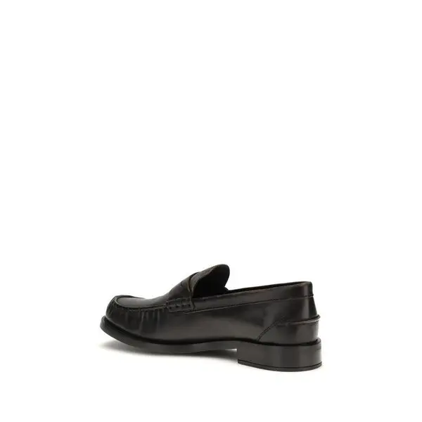 Prada Ruched Slip-on Loafers