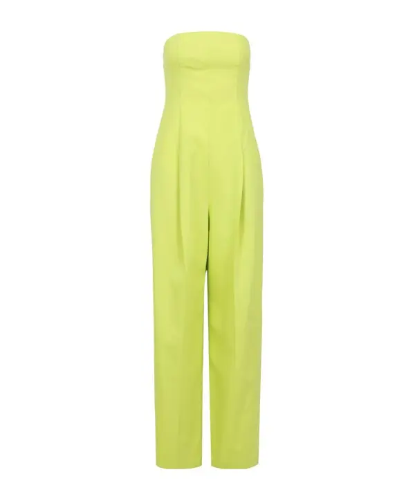 Philosophy Di Lorenzo Serafini Strapless Straight-leg Jumpsuit - Yellow