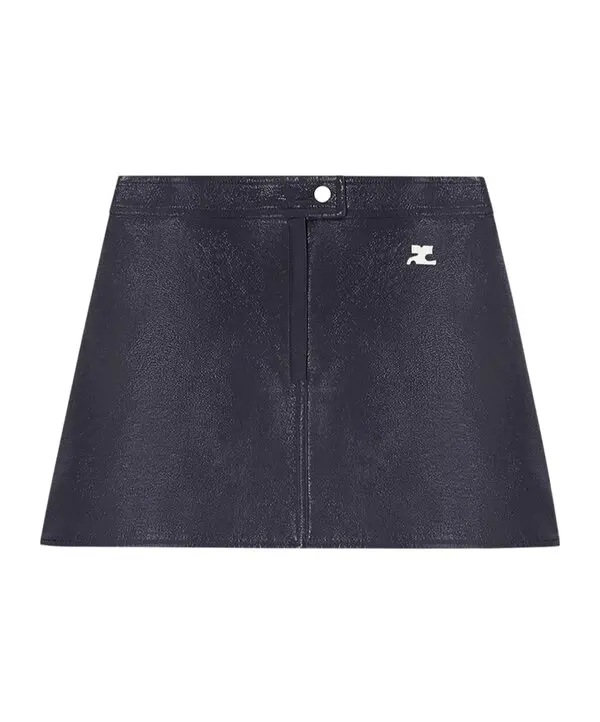 COURREGES Courrèges Courrèges Reedition Vinyl Mini Skirt - Denim