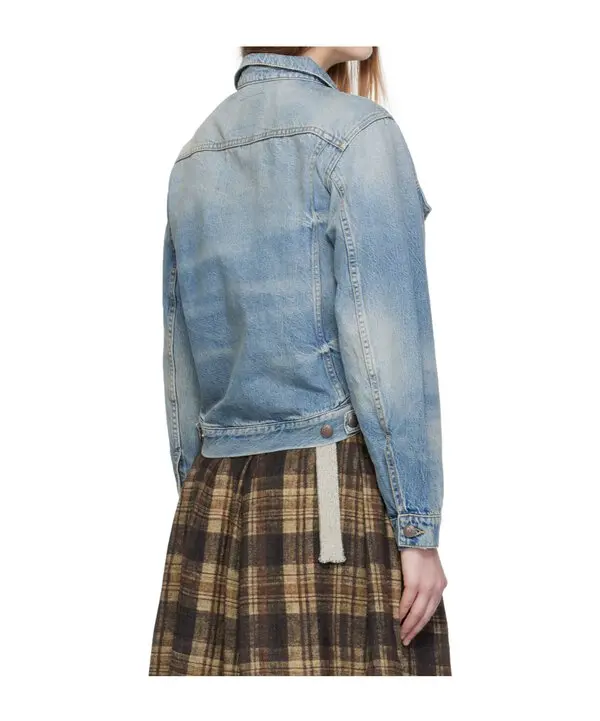 R13 Wrap Denim Trucker Jacket
