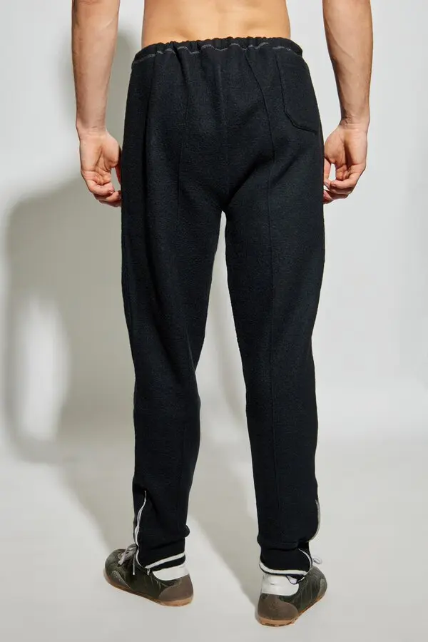 MAISON MARGIELA Wool Trousers With Drawstring Waist
