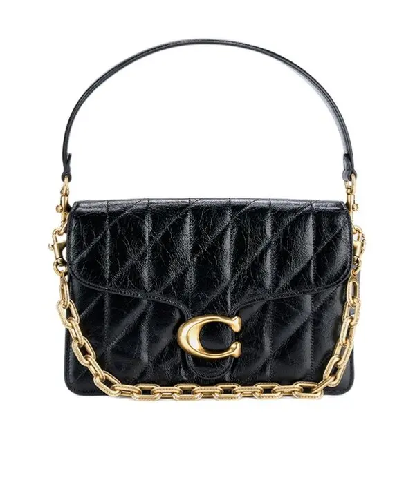 COACH Chain Tabby Shoulder Bag - Black