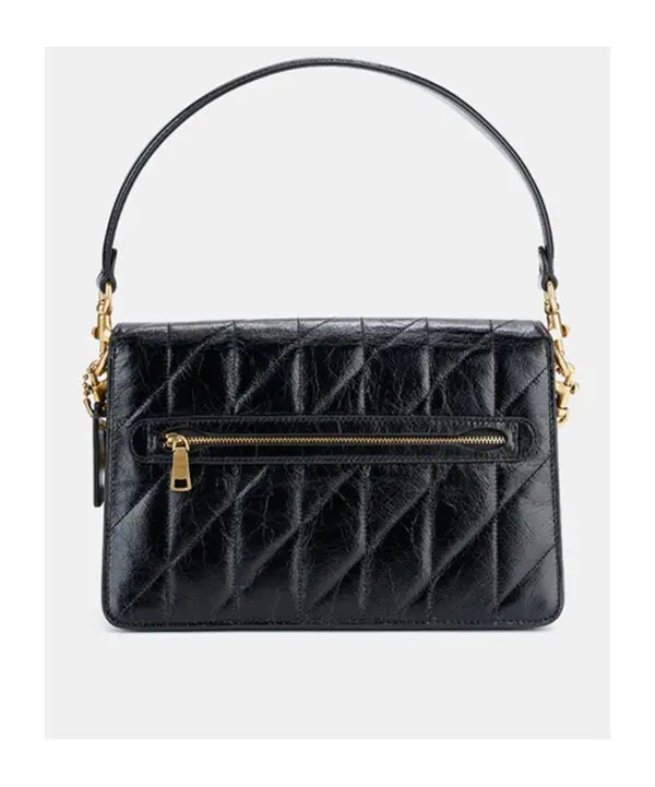COACH Chain Tabby Shoulder Bag - Black