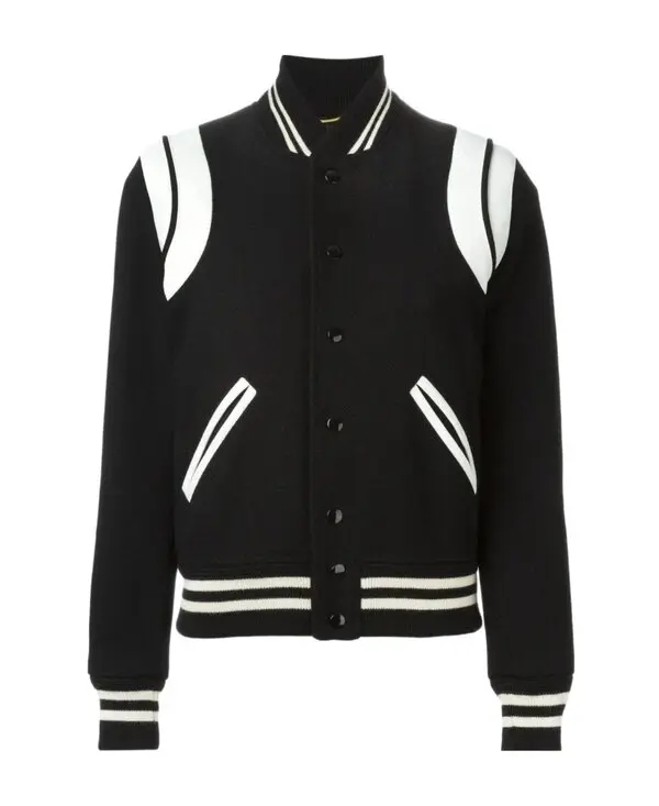 Saint Laurent Varsity Bomber Jacket - No
