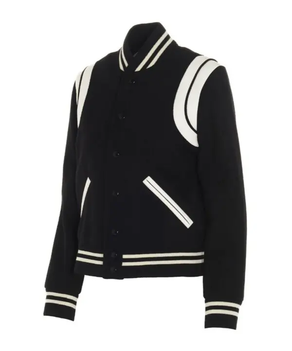 Saint Laurent Varsity Bomber Jacket - No