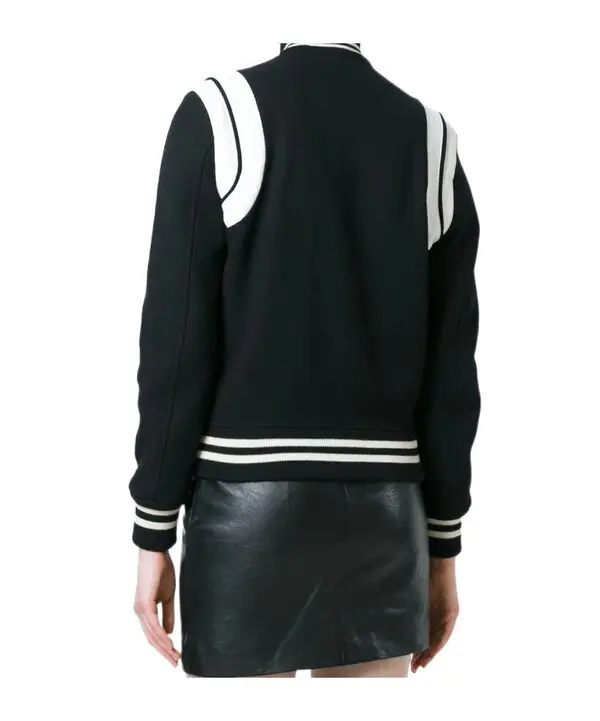 Saint Laurent Varsity Bomber Jacket - No