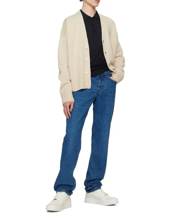 AMI Paris Mid-rise Straight-leg Jeans