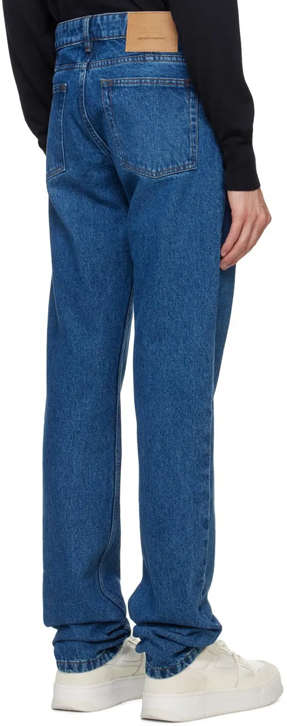 AMI Paris Mid-rise Straight-leg Jeans