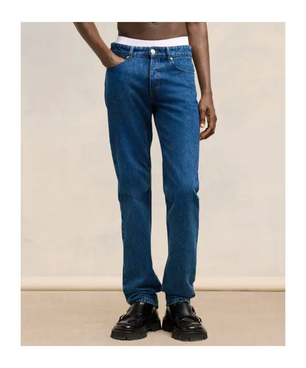 AMI Paris Mid-rise Straight-leg Jeans