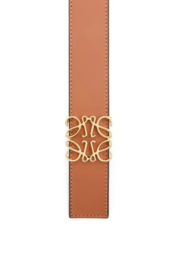 Loewe Logo Plaque Reversible Belt - Black
