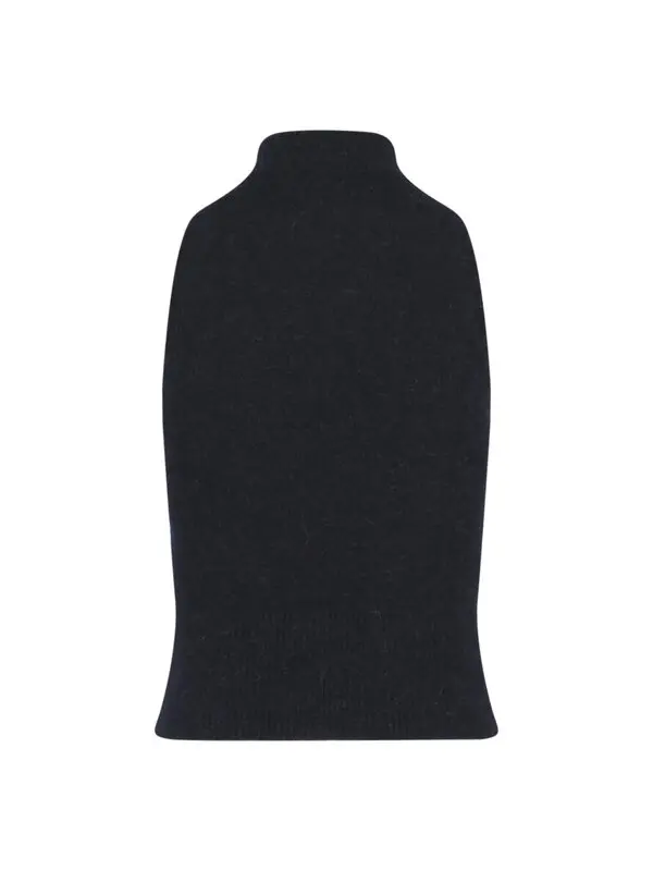 PATOU Mock-neck Knitted Sleeveless Top