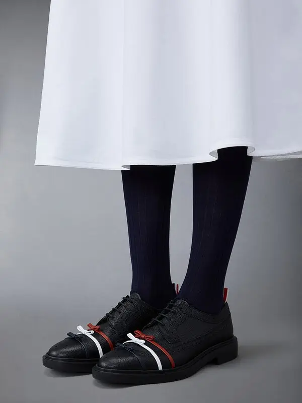 Thom Browne Longwing Brogues With Bow Detailing