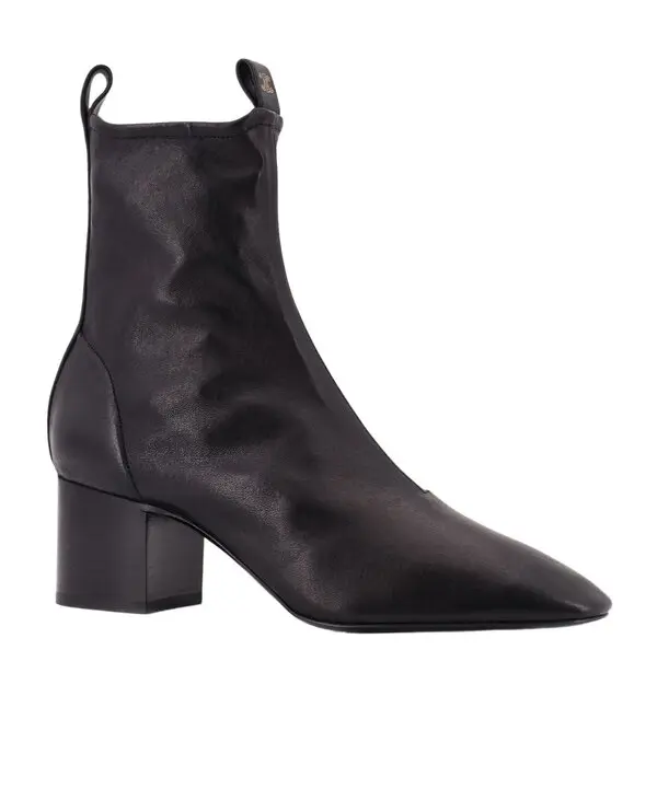 Celine Cheri Zipped Boot In Stretch Lambskin