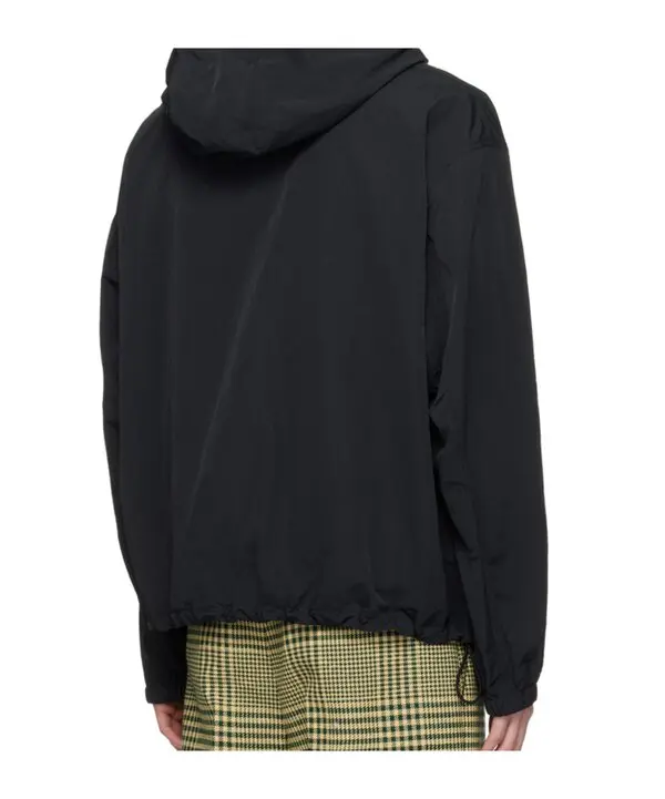 Burberry Equestrian Knight Motif Zipped Hooded Jacket