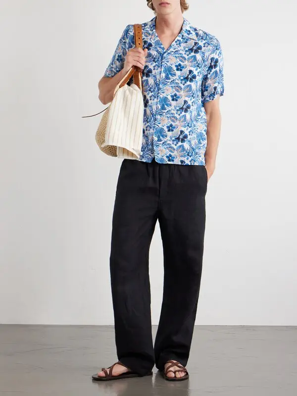 Vilebrequin Charli Camp-collar Printed Shirt