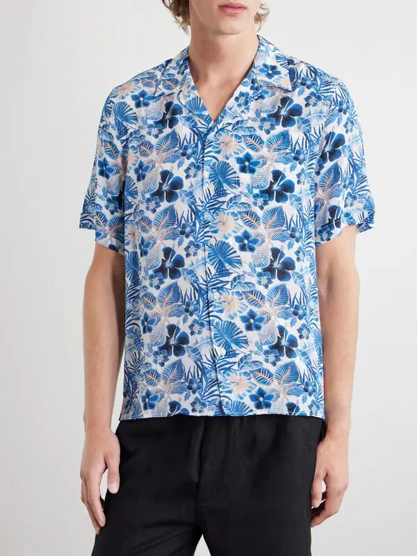 Vilebrequin Charli Camp-collar Printed Shirt