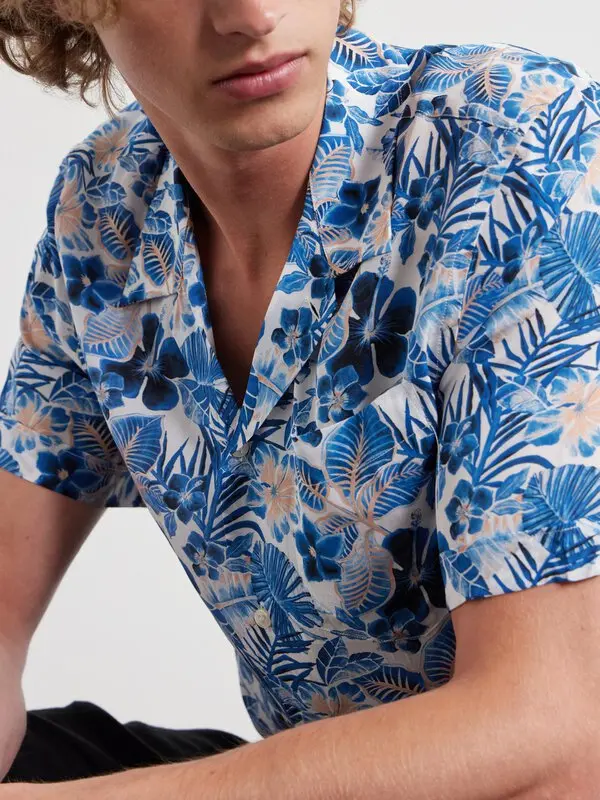 Vilebrequin Charli Camp-collar Printed Shirt