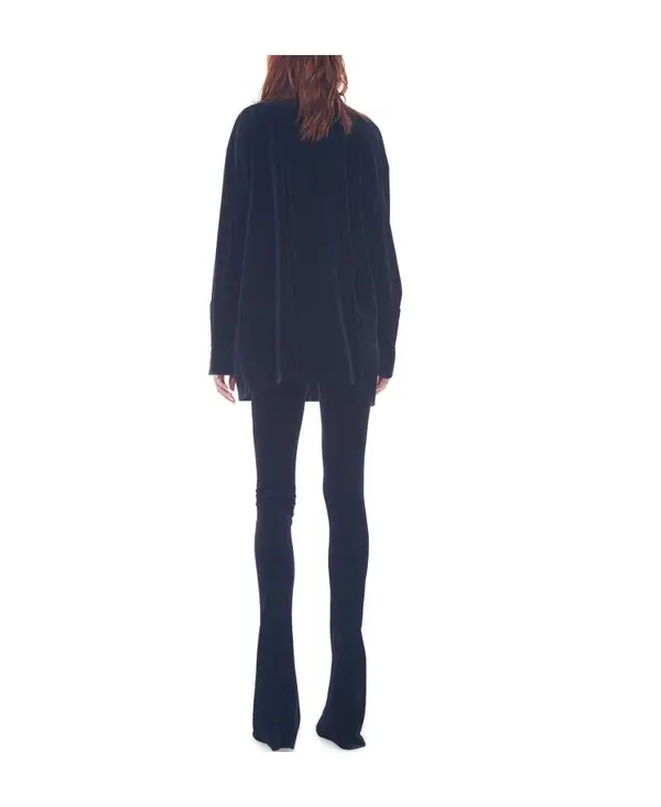 Norma Kamali Slit-detail Flared Leggings - Black