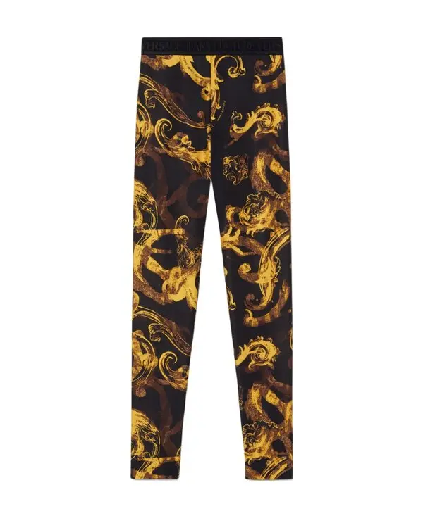 Versace Barocco Printed Leggings - Multicolor