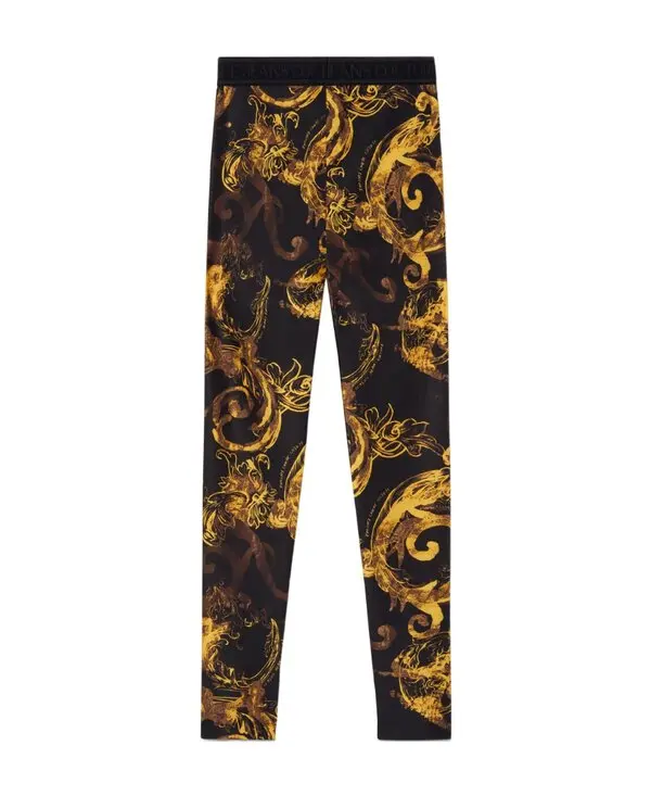 Versace Barocco Printed Leggings - Multicolor