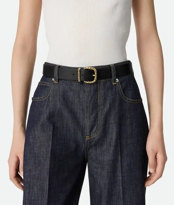 Bottega Veneta Coaxial Buckled Belt