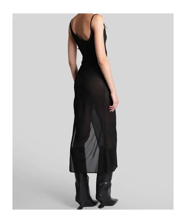 MUGLER Asymmetrical Buckled Strap Dress