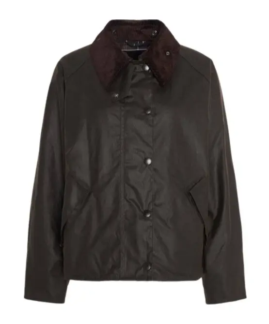 Barbour Long-sleeved Casual Jacket With Logo Embellishment