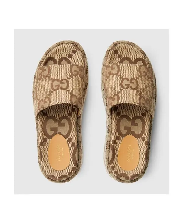Gucci Angelina Open Toe Platform Sandals