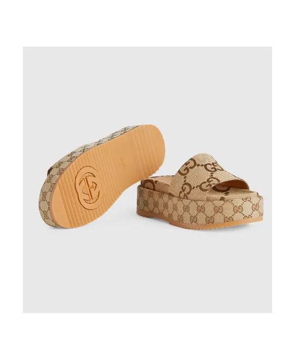 Gucci Angelina Open Toe Platform Sandals