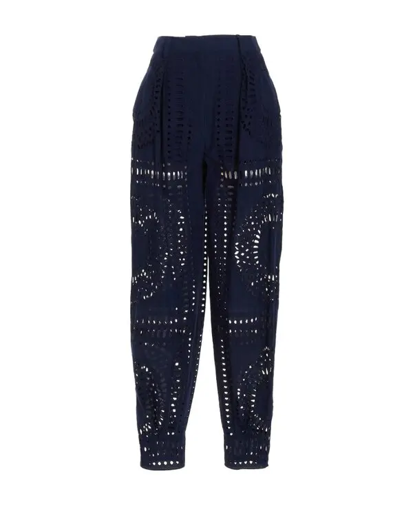 Alberta Ferretti Embroidered Trousers
