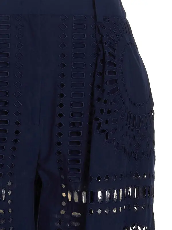 Alberta Ferretti Embroidered Trousers