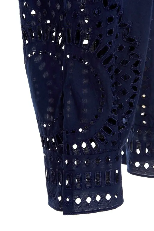 Alberta Ferretti Embroidered Trousers