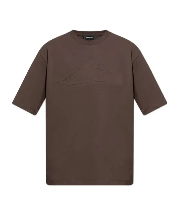 Dsquared2 Logo Embossed Crewneck T-shirt