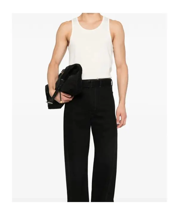 LEMAIRE Rib Jersey Tank Top - White